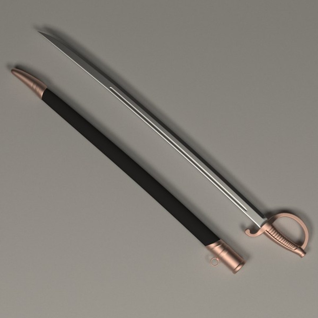 3d Model Sabre Cut Saber