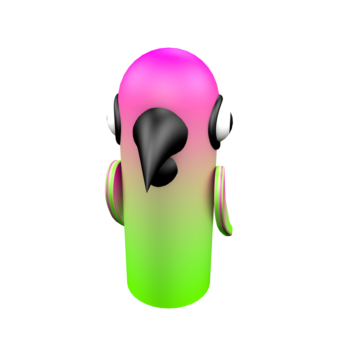 Funny Bird 3D Model - TurboSquid 1533913
