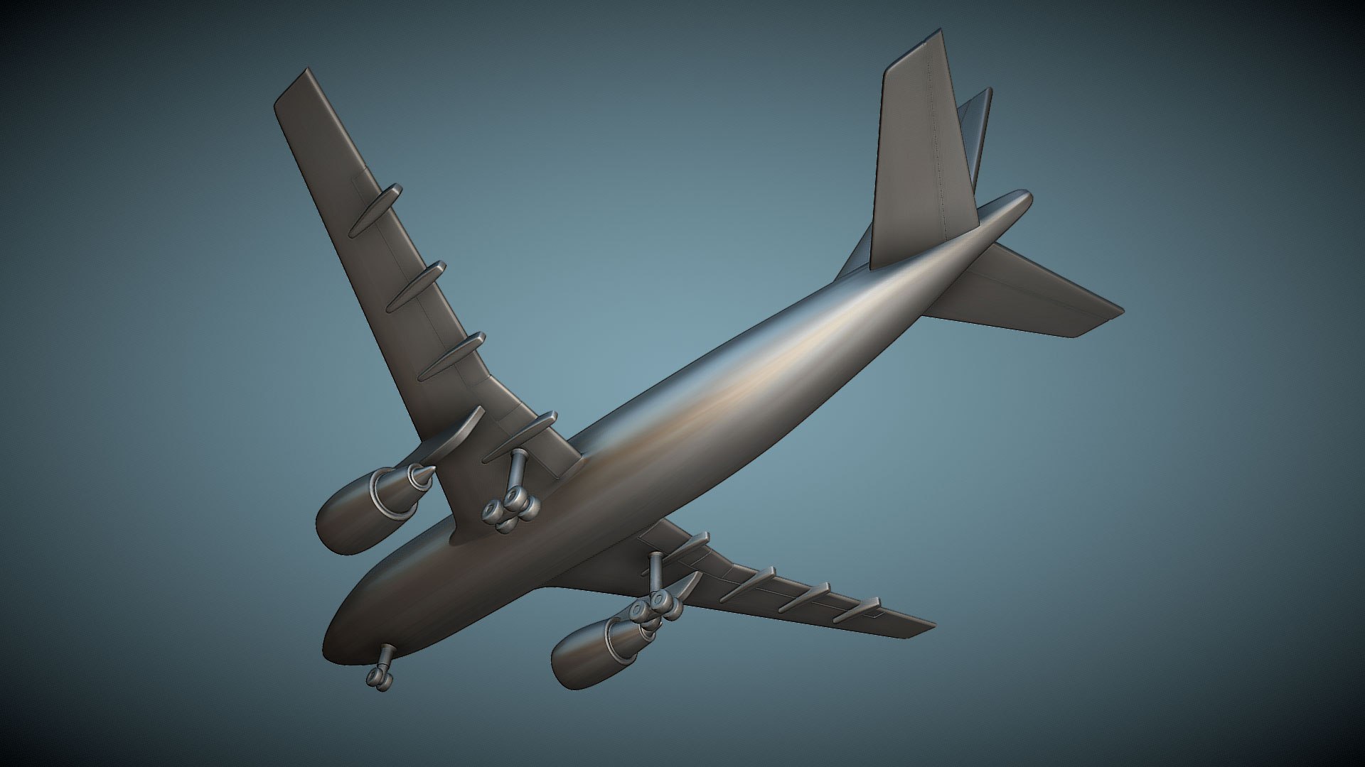 Airbus A310 - 3D Printable Model 3D model - TurboSquid 2108249