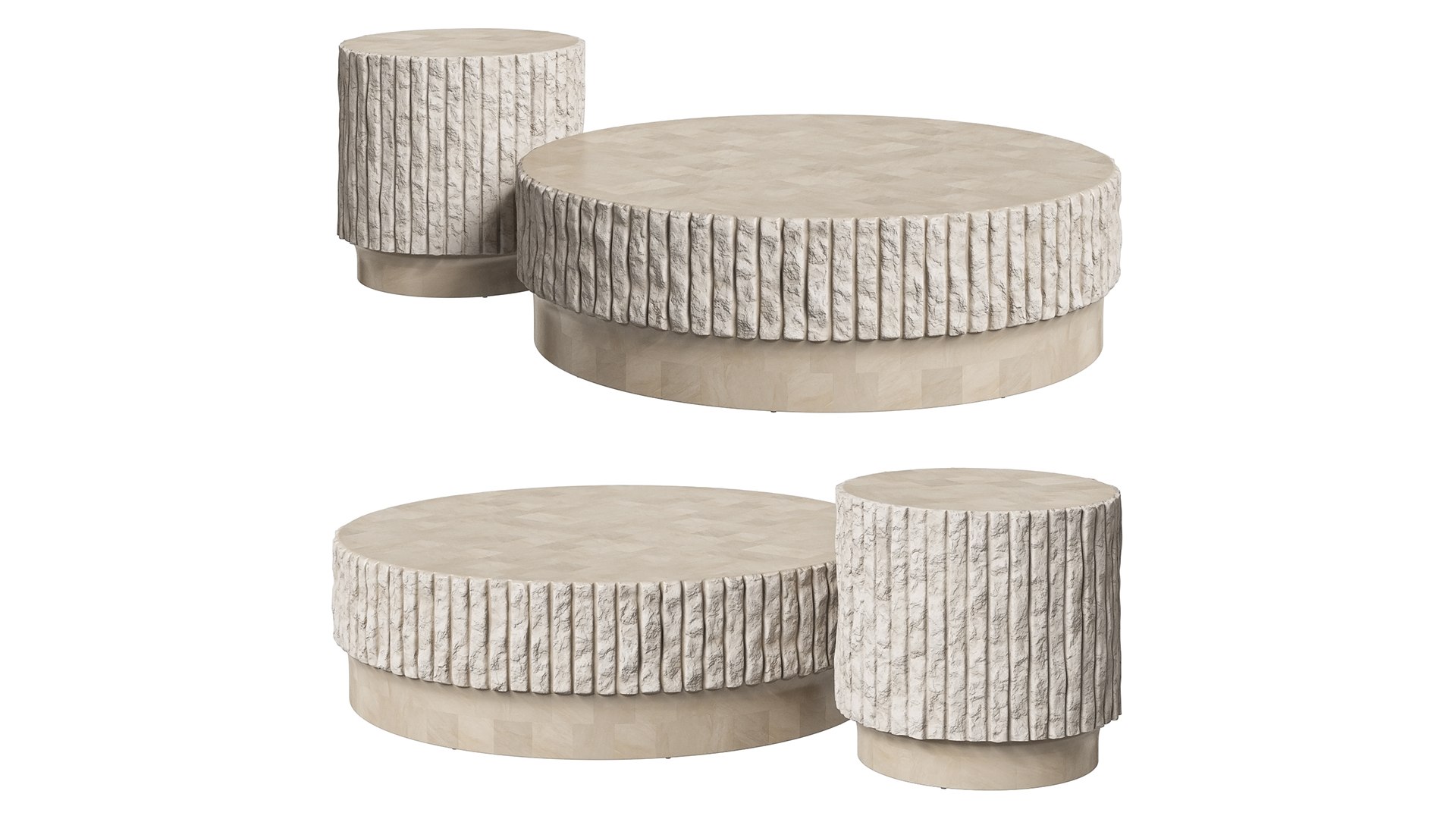 David Shaw Hume Tables 3D Model - TurboSquid 2243420