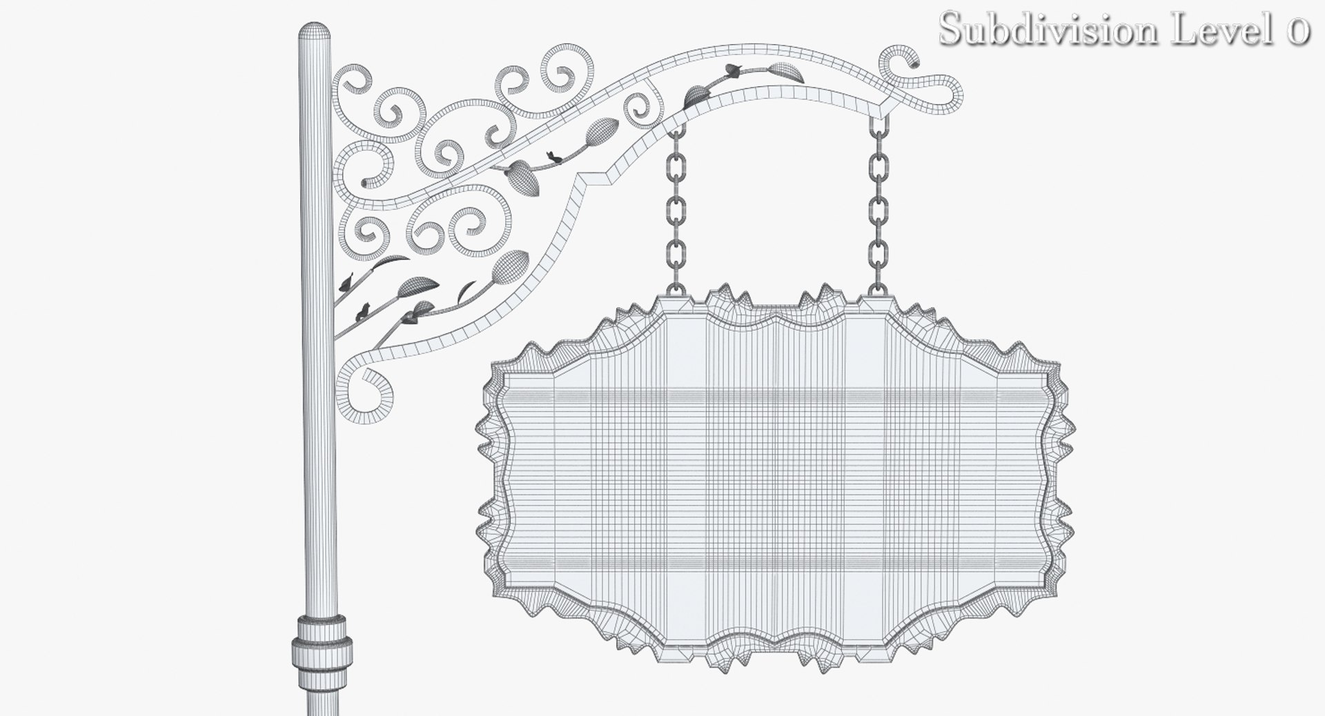 Outdoor Sign 3D Model - TurboSquid 1167856