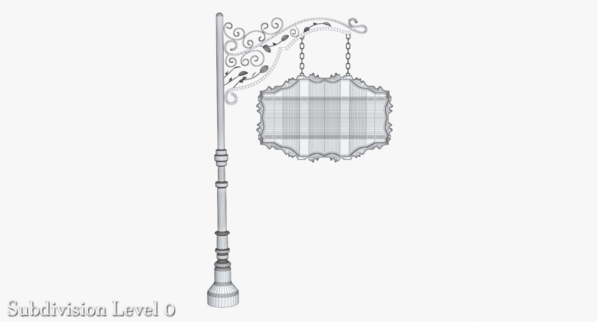 Outdoor Sign 3D Model - TurboSquid 1167856