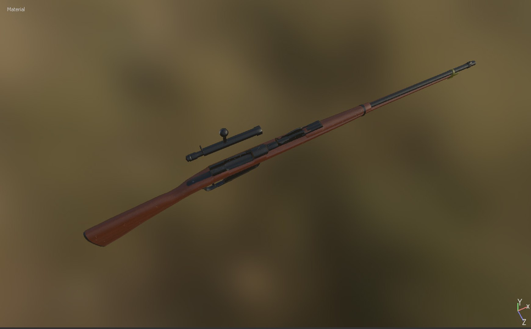 3d 1891 Carcano Rifle
