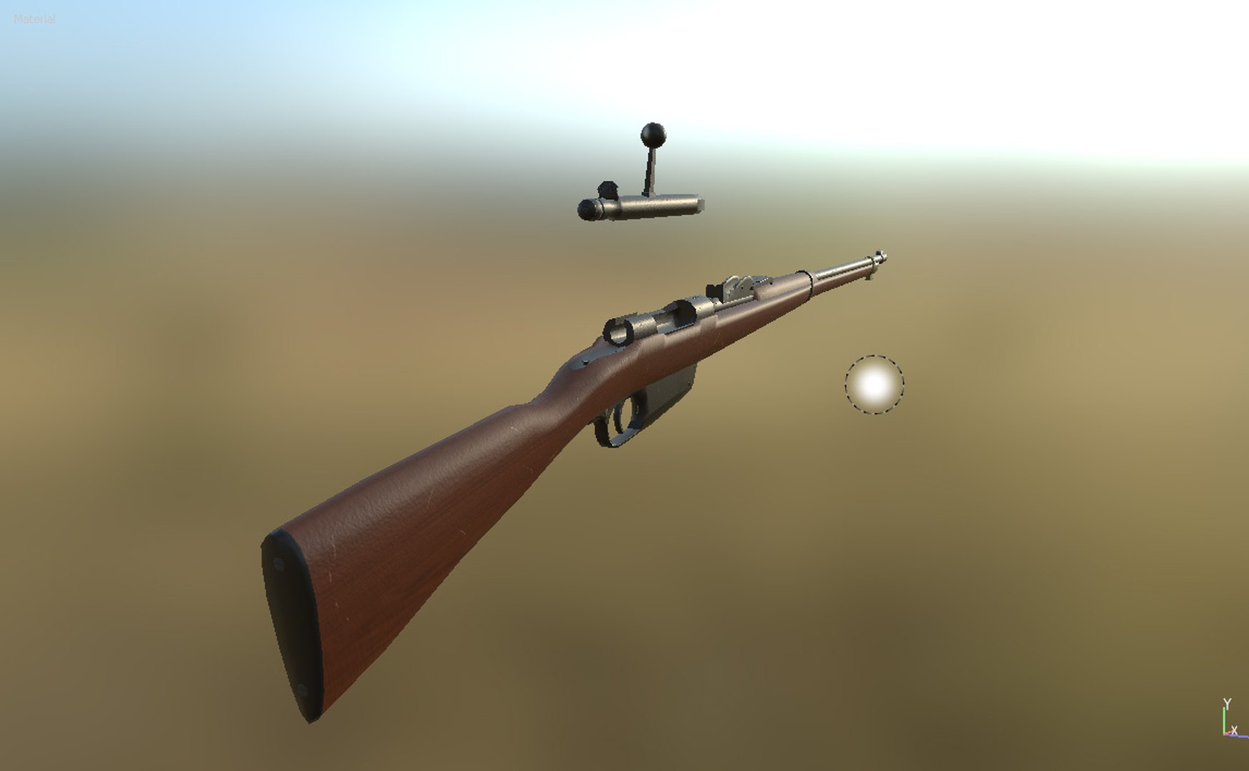 3d 1891 Carcano Rifle