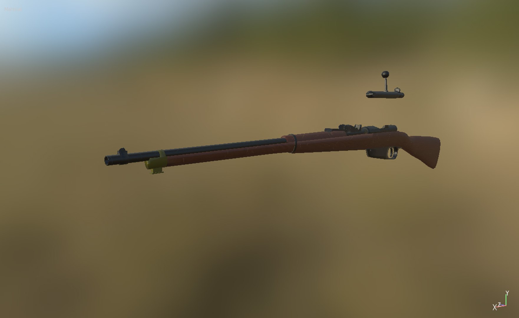 3d 1891 Carcano Rifle