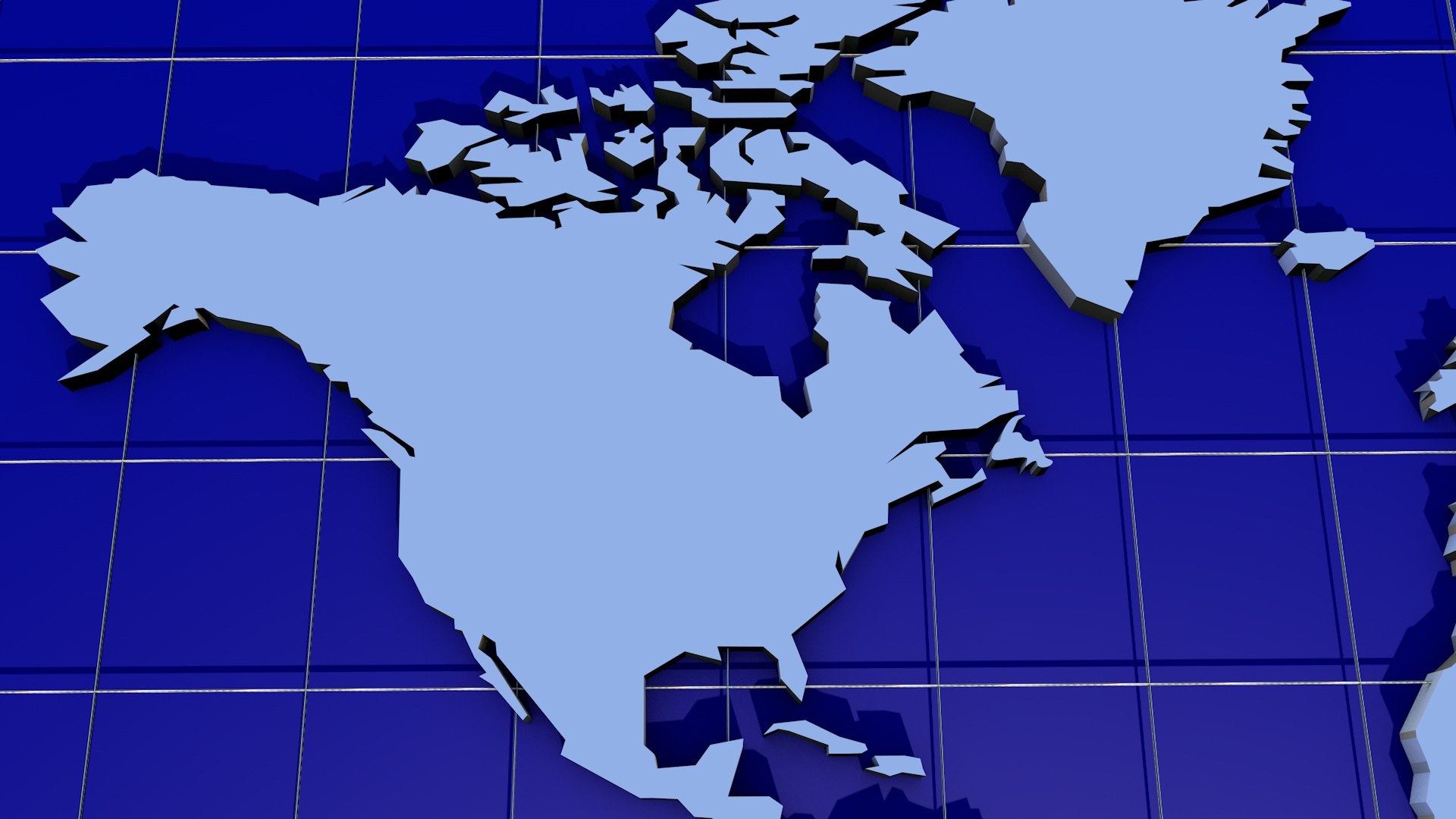 3D Model Simple World Map - TurboSquid 1794120