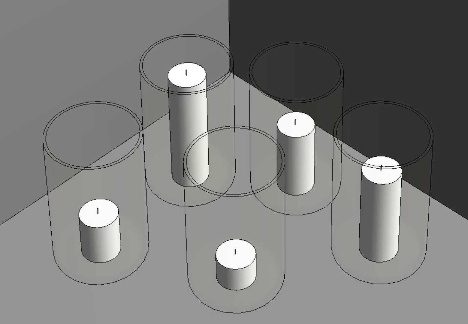3D Model Candle Wide - TurboSquid 2269314