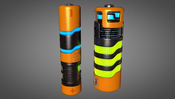 3D batteries model - TurboSquid 1493960