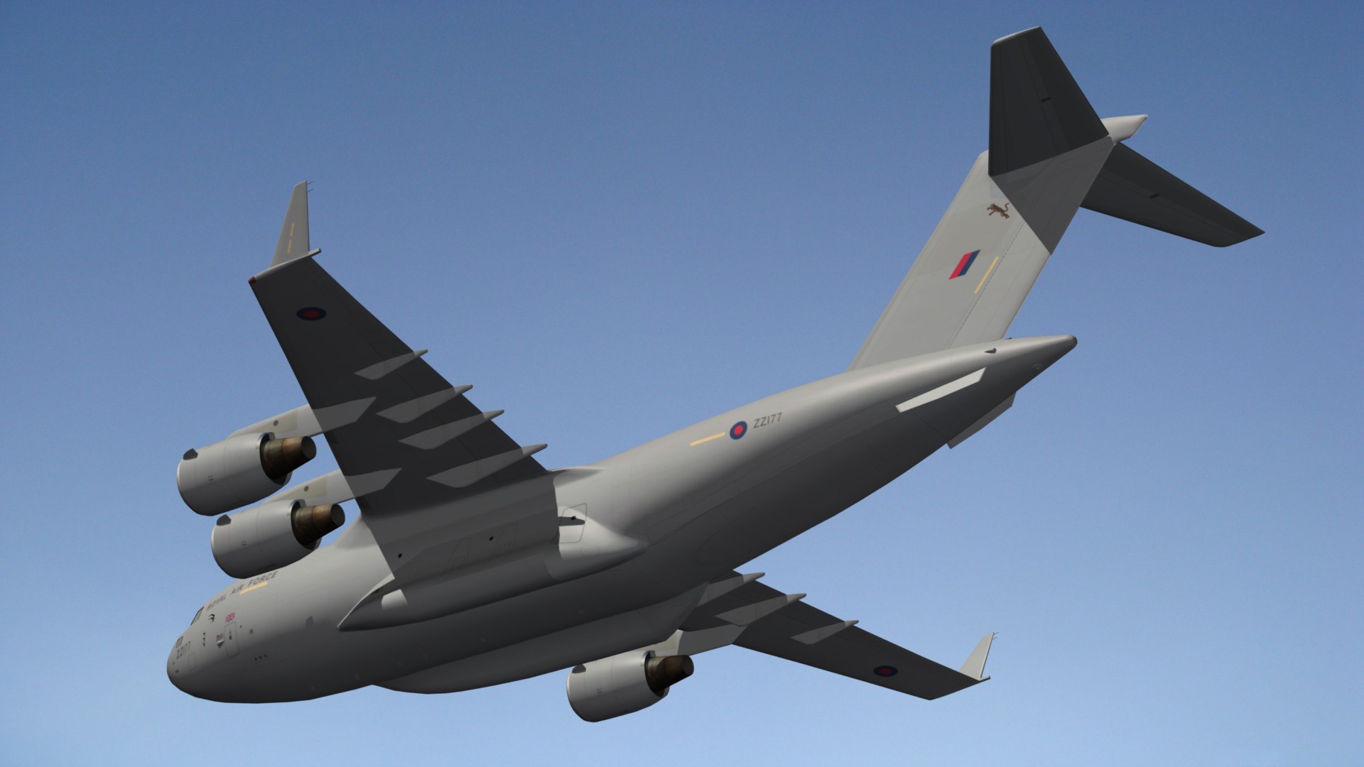 C17 Globemaster III RAF 3D - TurboSquid 1975103