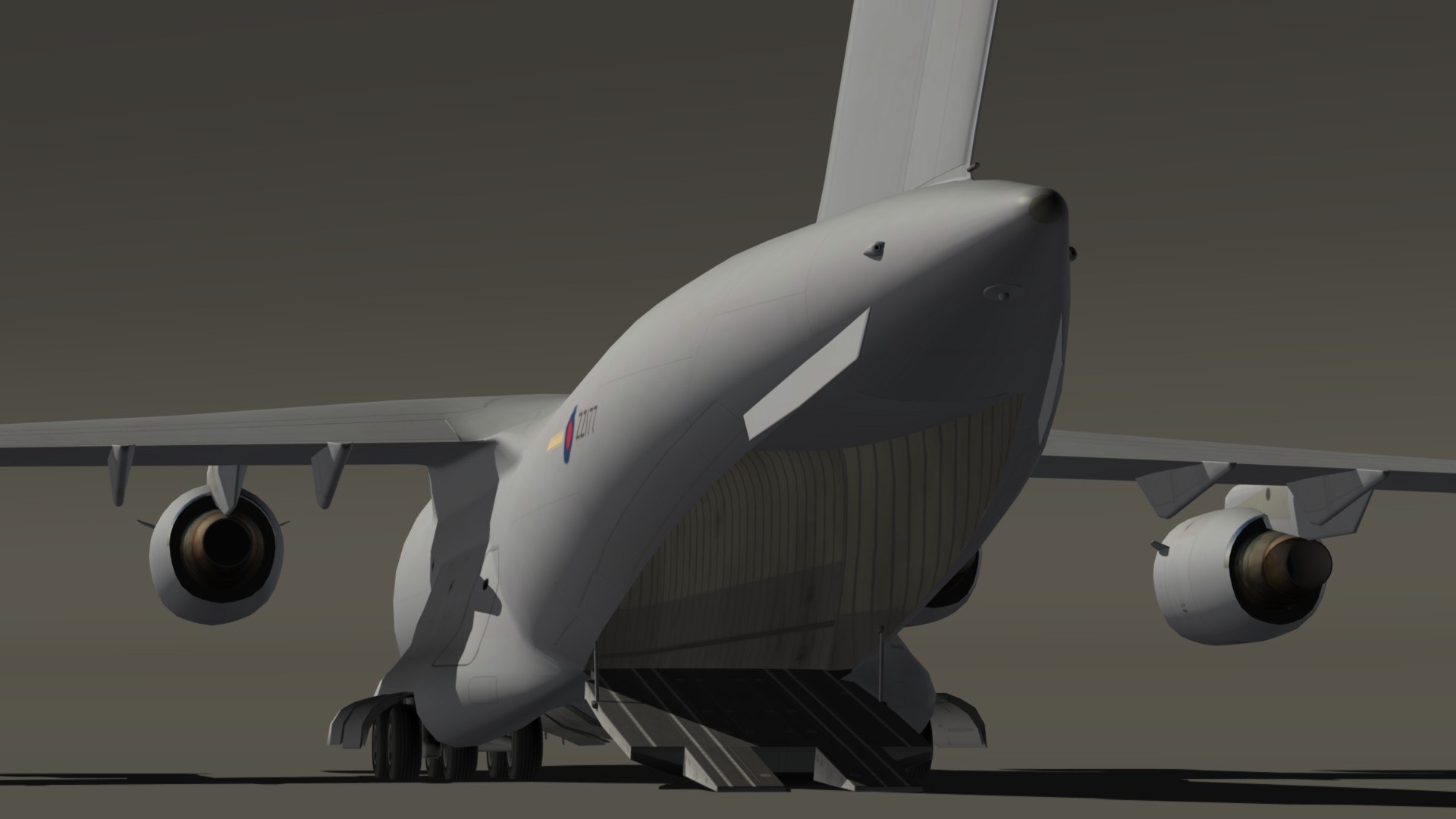 C17 Globemaster III RAF 3D - TurboSquid 1975103