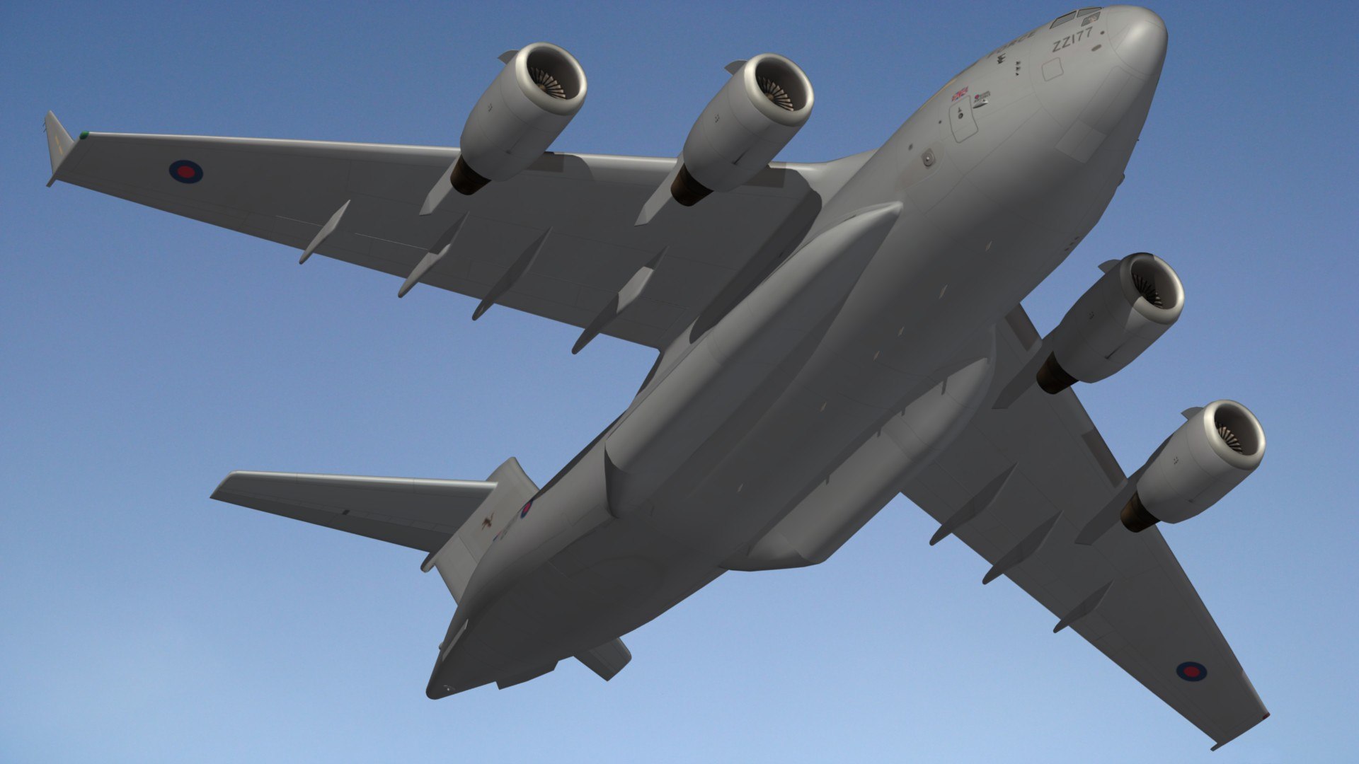 C17 Globemaster III RAF 3D - TurboSquid 1975103