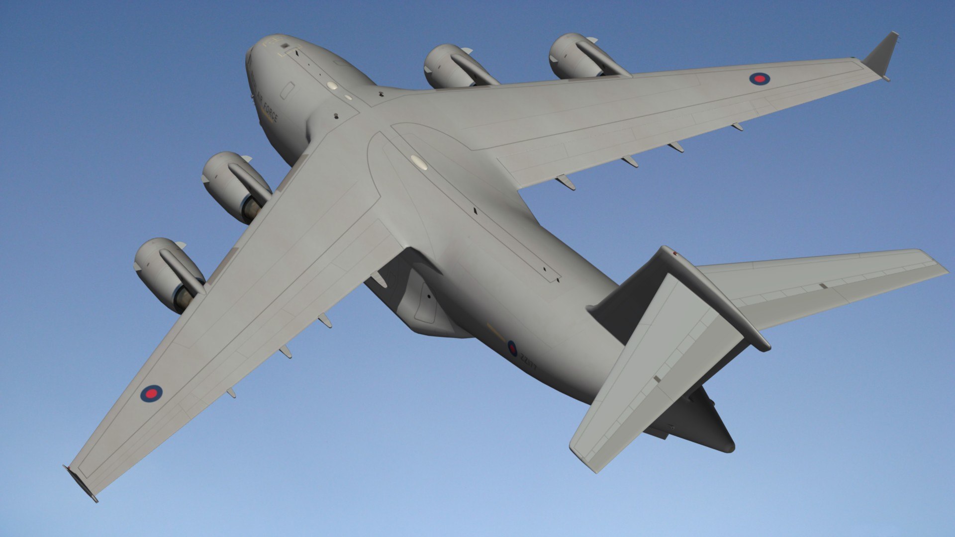 C17 Globemaster III RAF 3D - TurboSquid 1975103