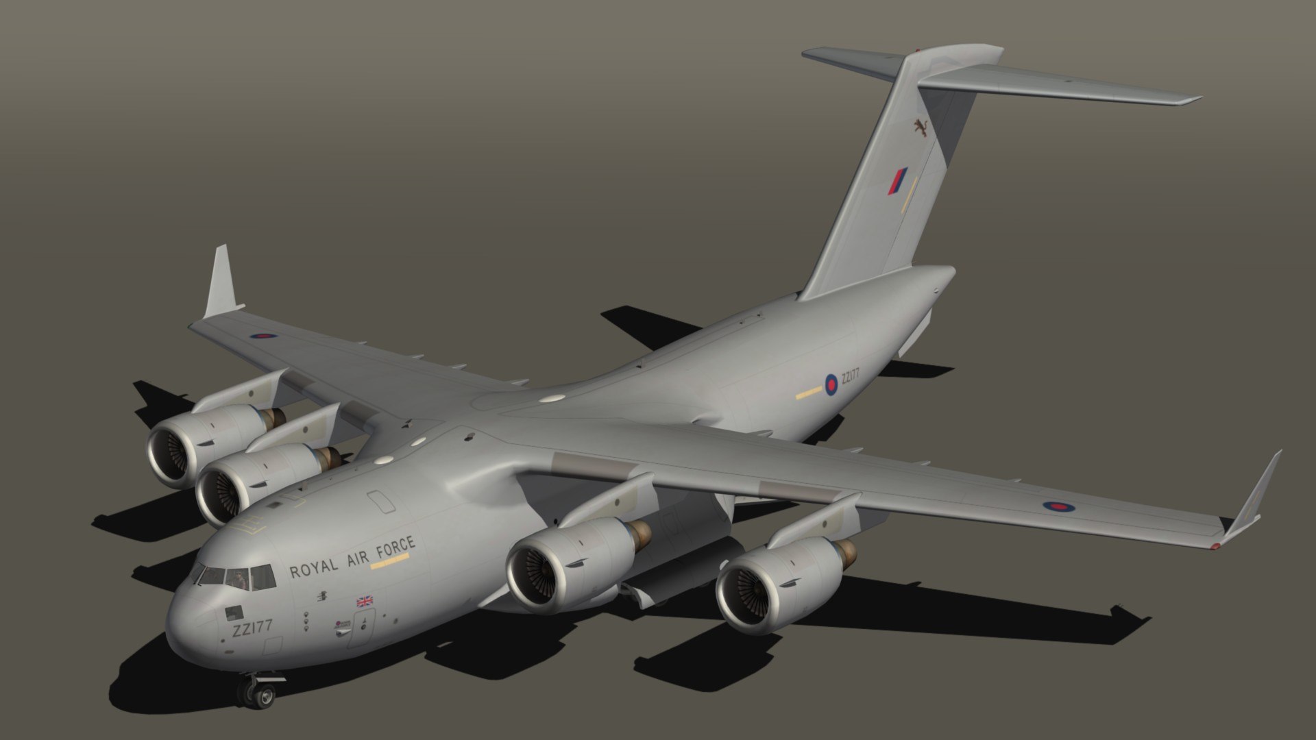 C17 Globemaster III RAF 3D - TurboSquid 1975103