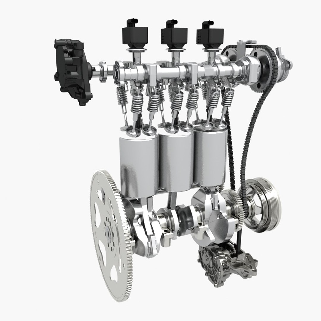Petrol Engine Interior 3D Model - TurboSquid 1441310