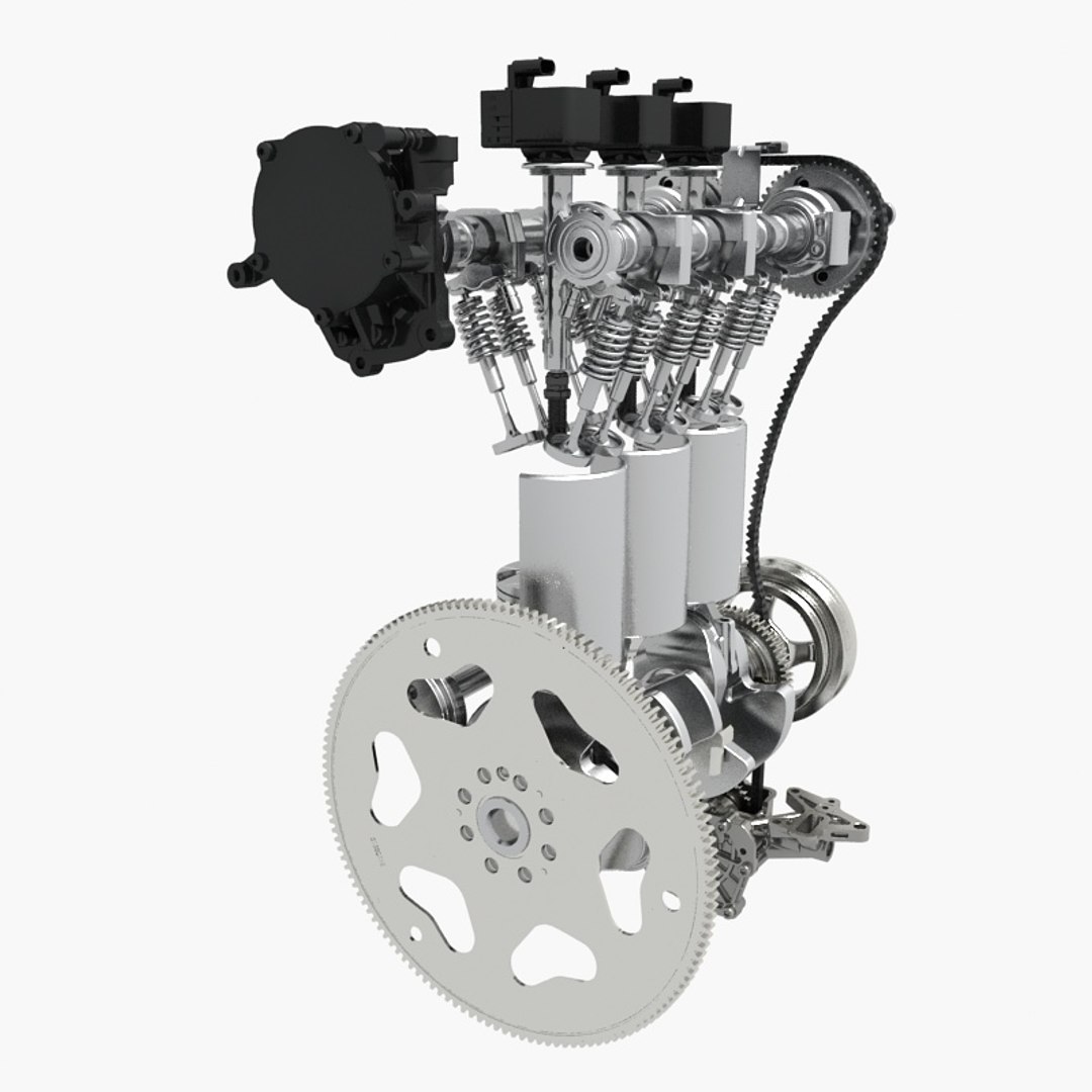 Petrol Engine Interior 3D Model - TurboSquid 1441310