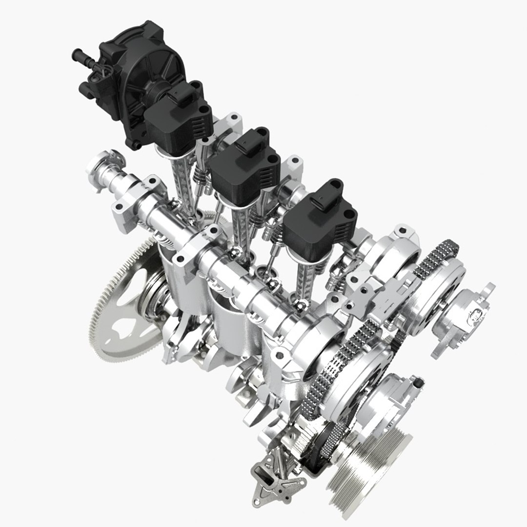 Petrol Engine Interior 3D Model - TurboSquid 1441310