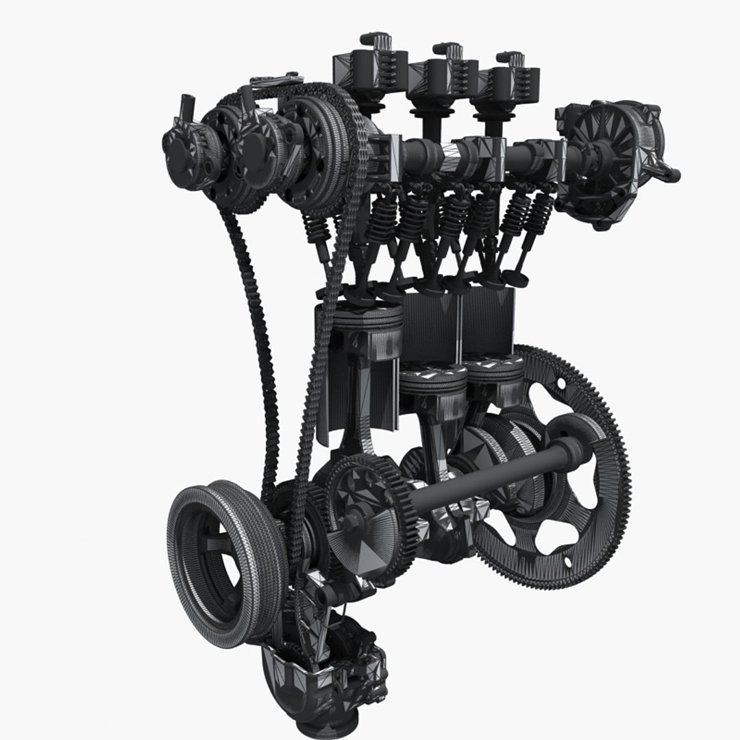 Petrol Engine Interior 3D Model - TurboSquid 1441310