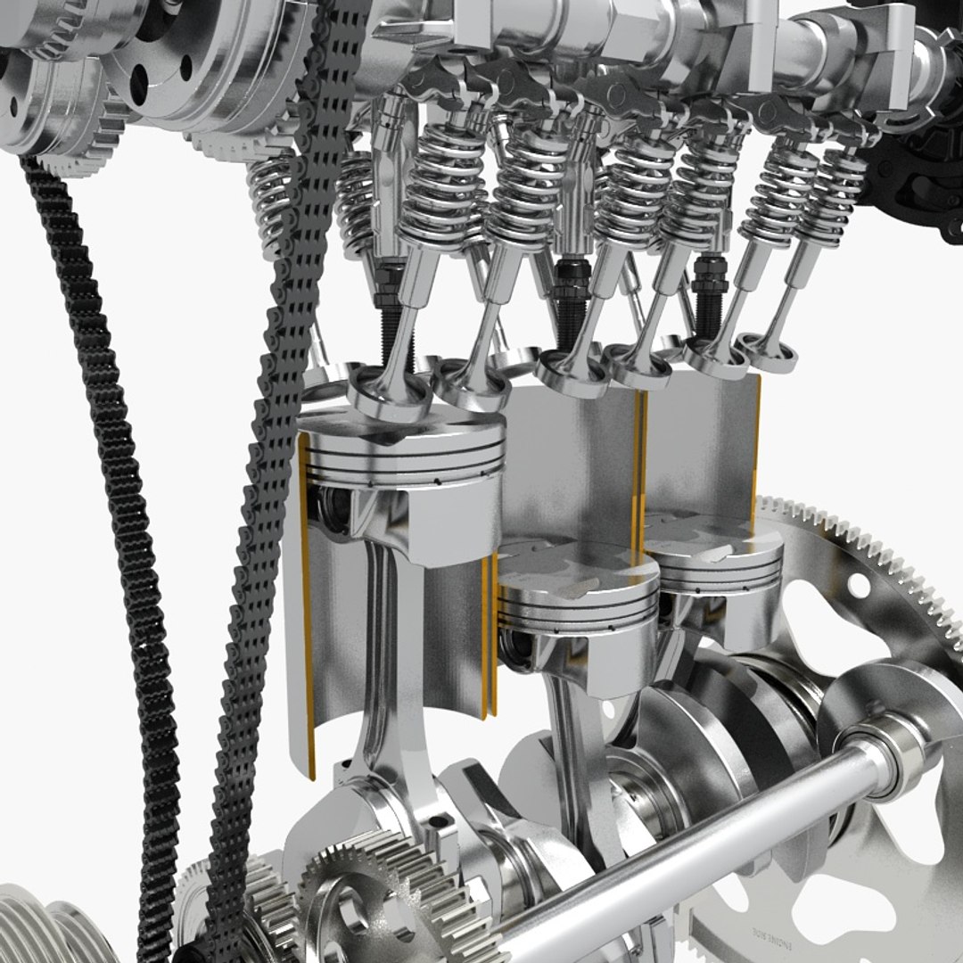 Petrol Engine Interior 3D Model - TurboSquid 1441310