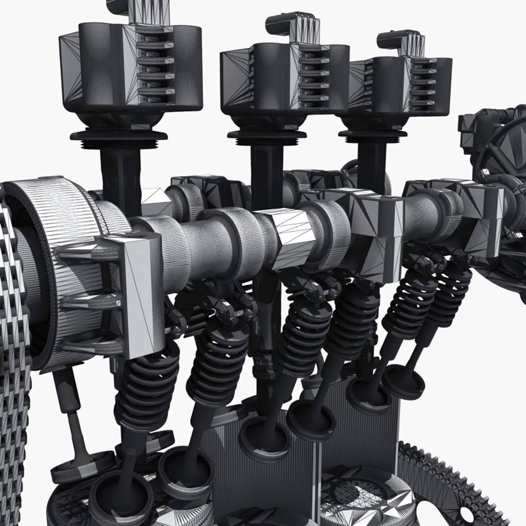 Petrol Engine Interior 3D Model - TurboSquid 1441310