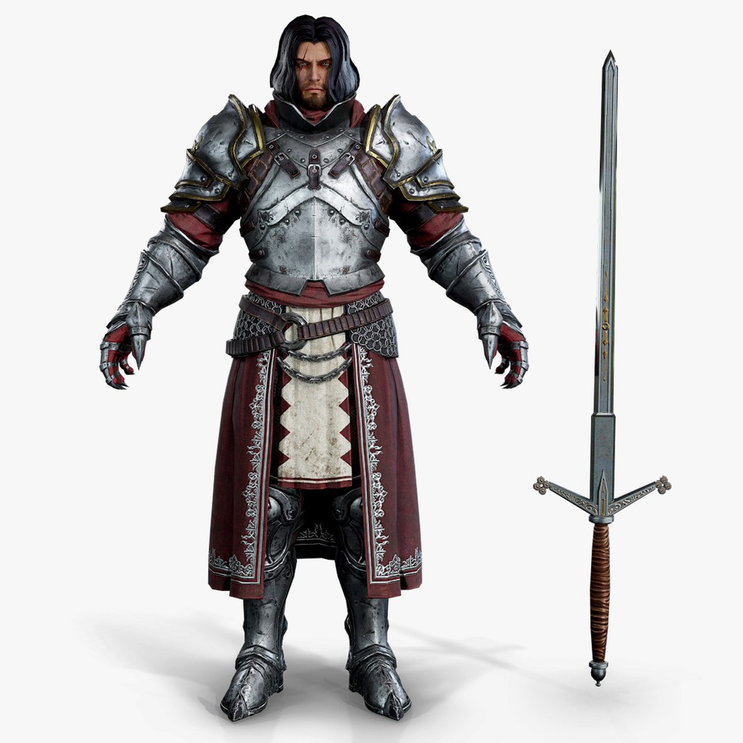 Villain Fighter Warrior Knight Armor 3D Model - TurboSquid 2144977