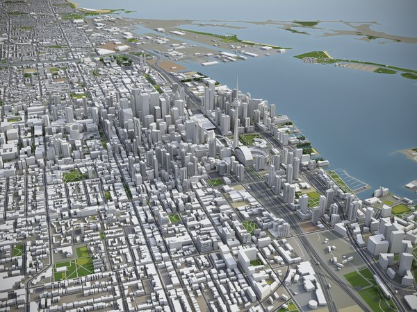 3D model toronto canada town - TurboSquid 1334750