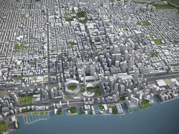 3D model toronto canada town - TurboSquid 1334750