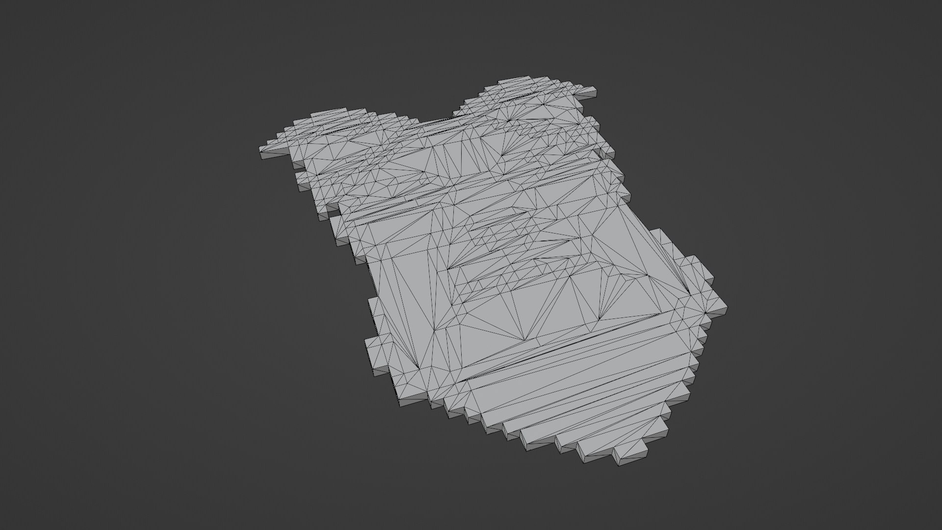 Pixel Border Collie Symbol 3D Model - TurboSquid 1900020