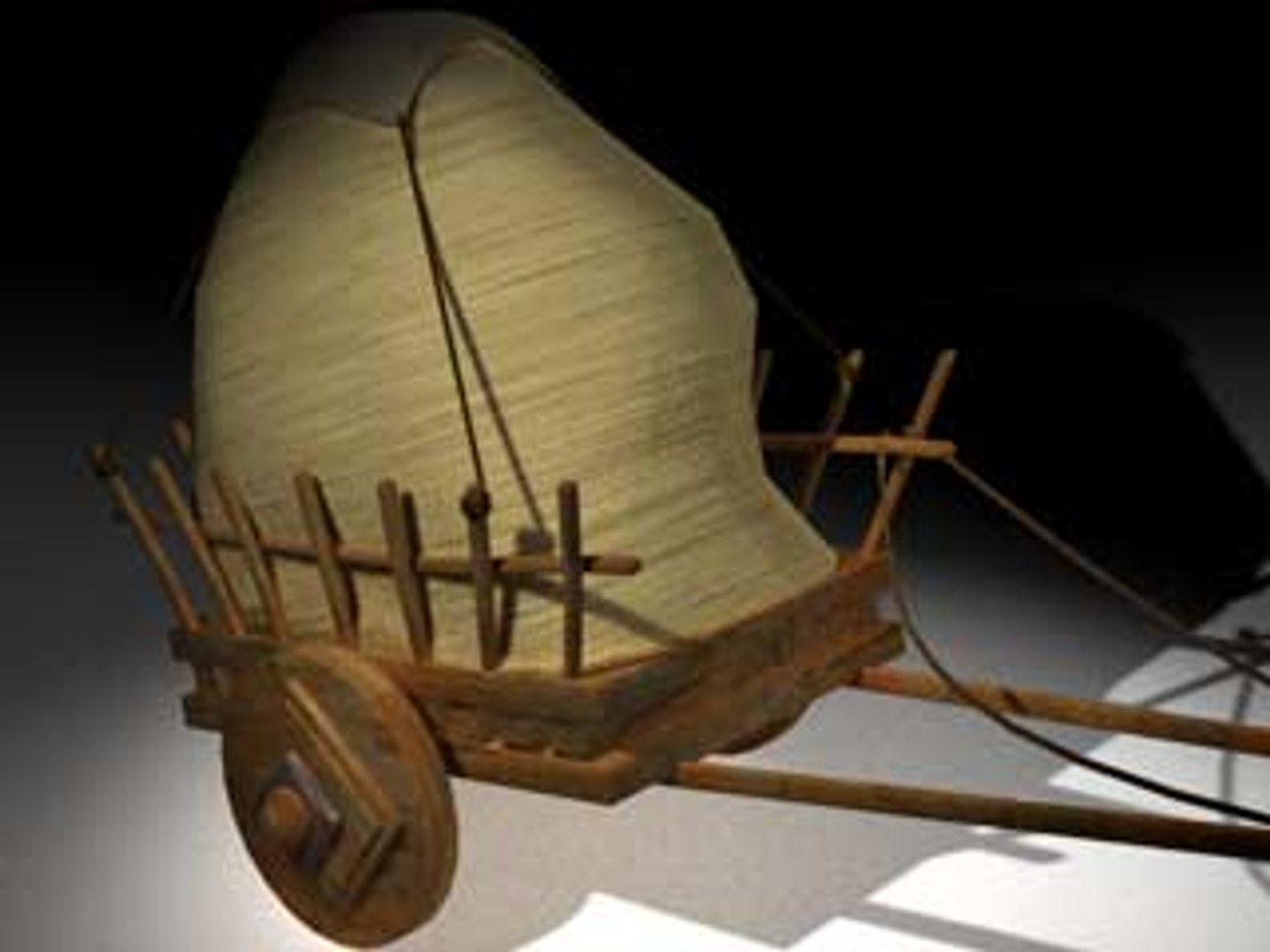 3d Ancient Cart Model