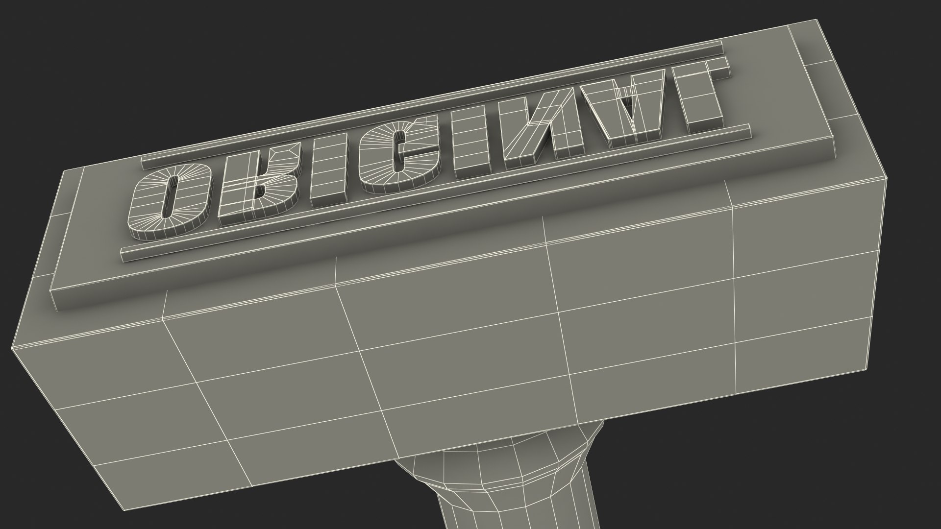 3D Model Rubber Stamp With Wood Handle Original - TurboSquid 1815150