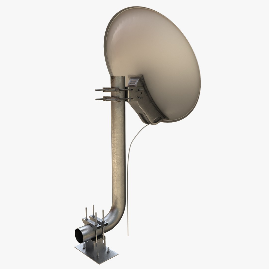 3D satellite dish model - TurboSquid 1319431