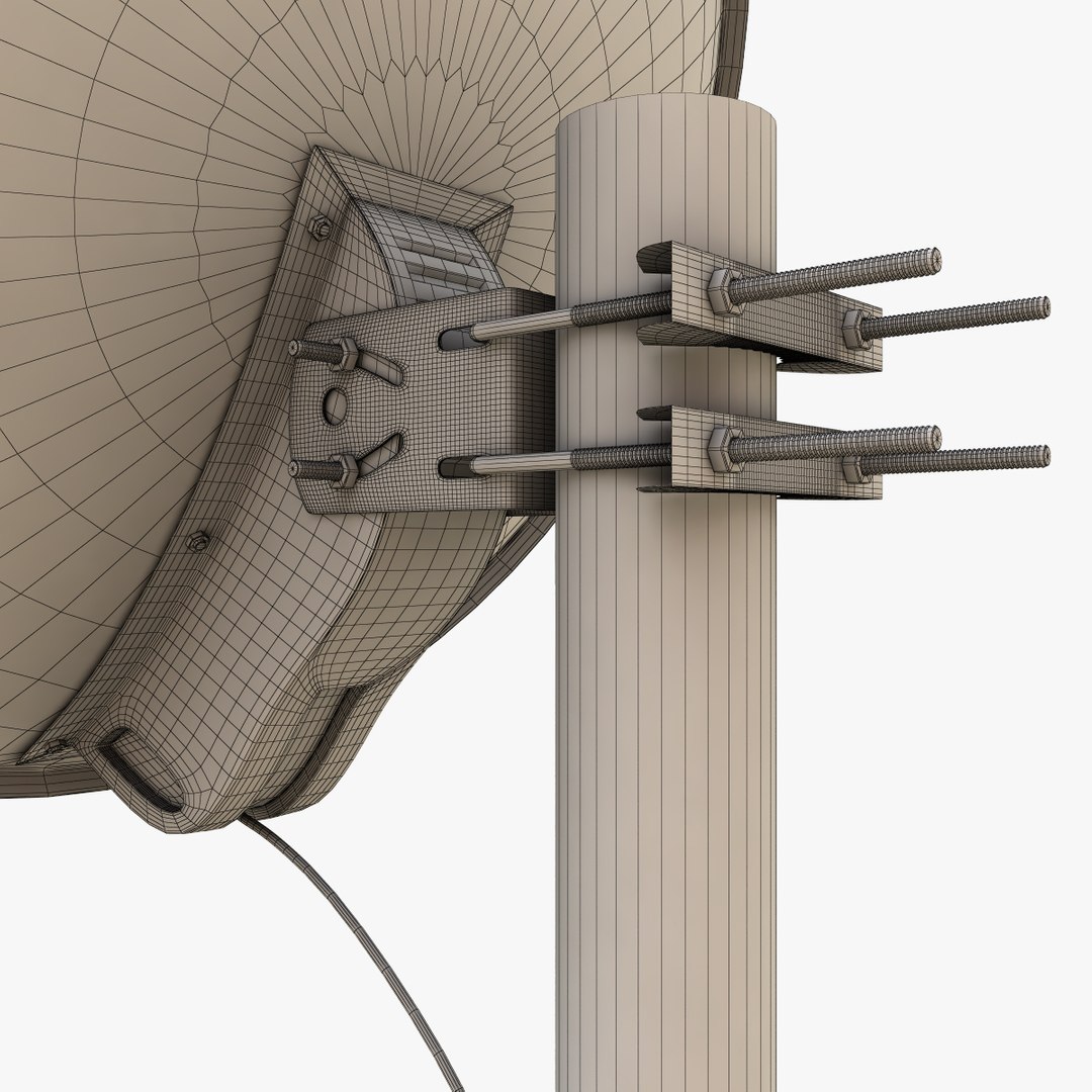 3D satellite dish model - TurboSquid 1319431