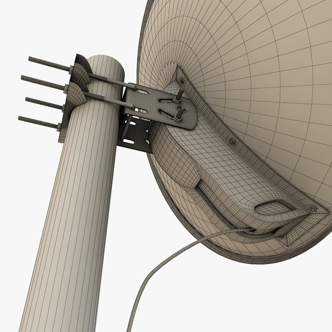 3D satellite dish model - TurboSquid 1319431