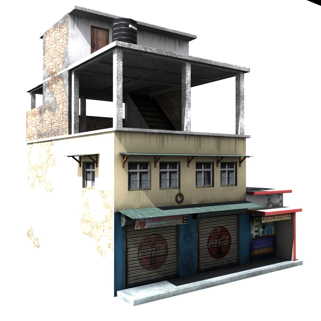 3d Model Local Indian