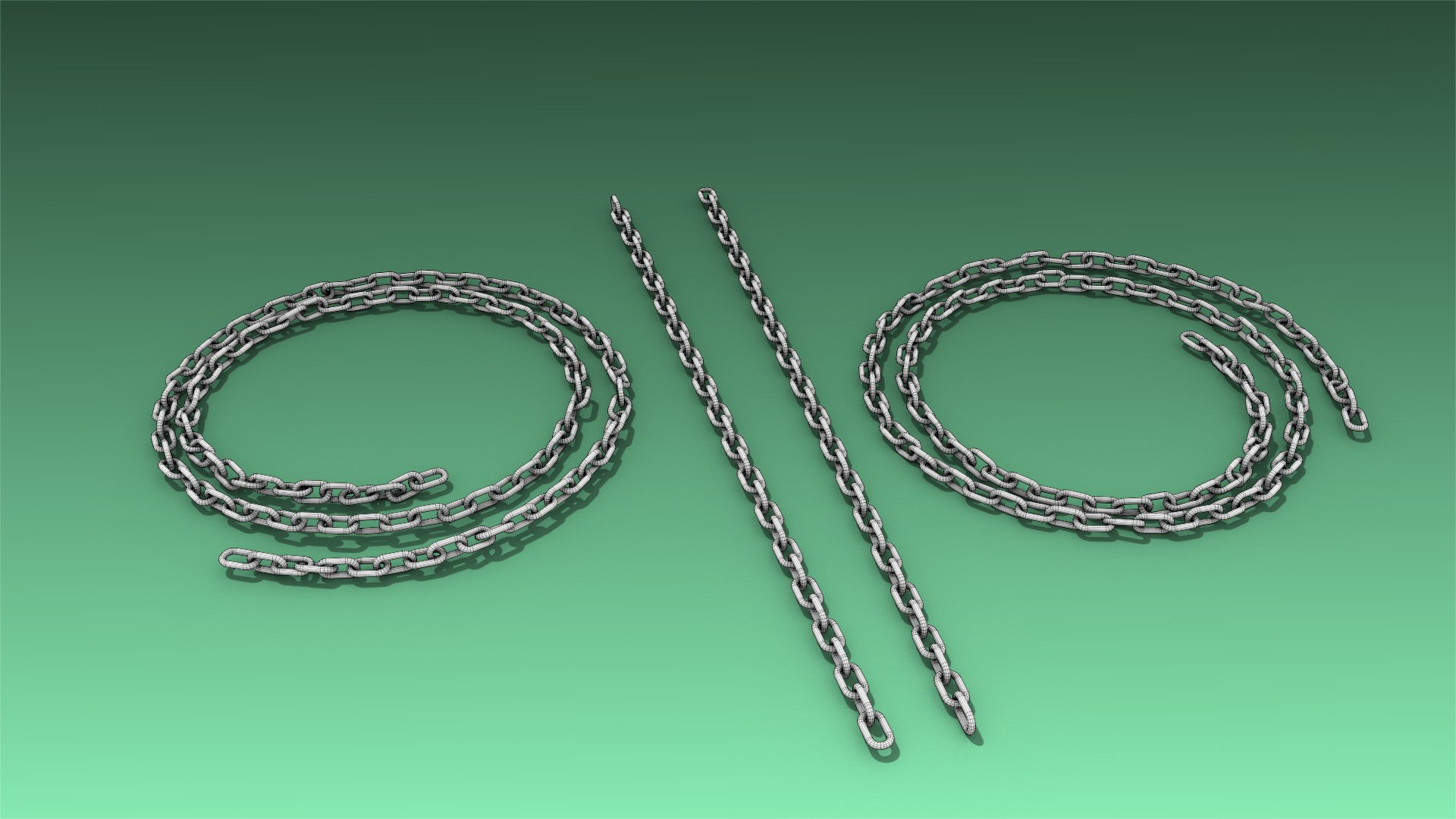 Low-poly chain 3D model - TurboSquid 1632698