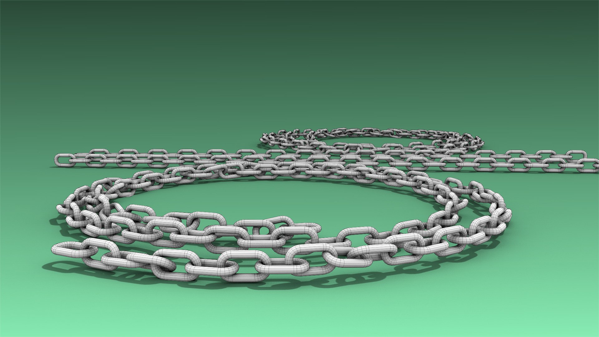 Low-poly chain 3D model - TurboSquid 1632698