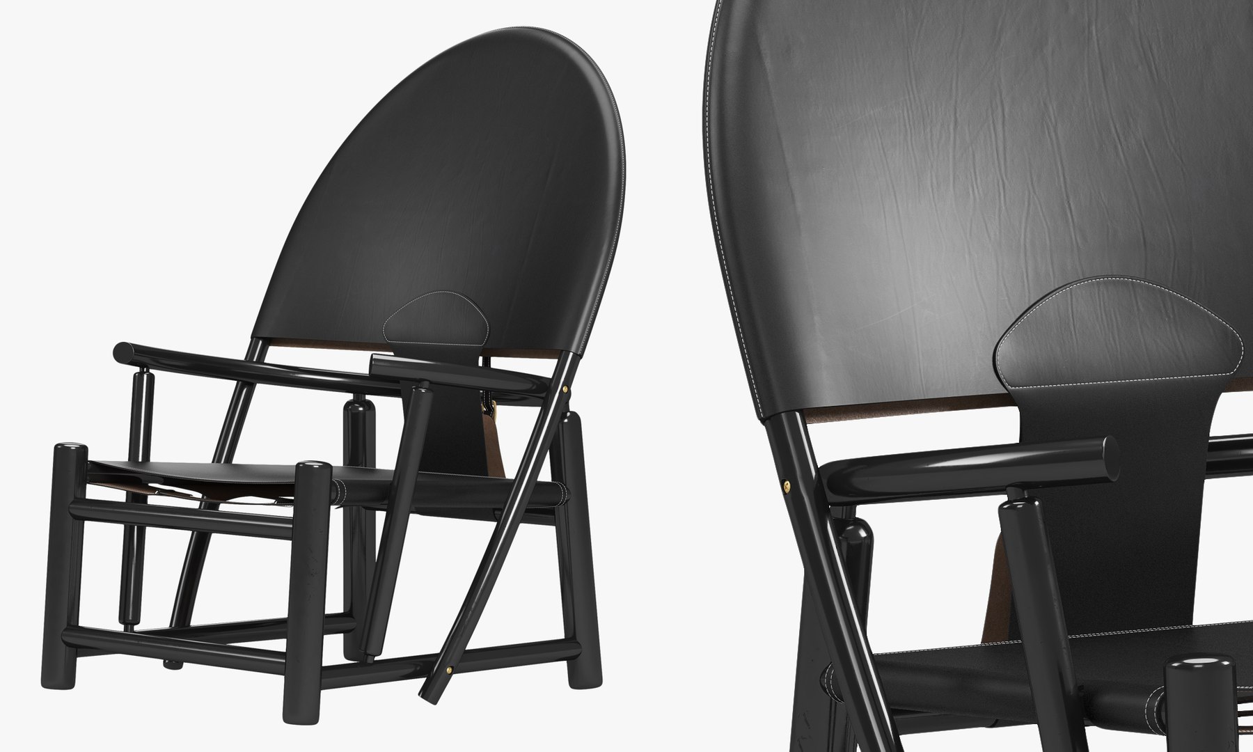 Rare Hoop Lounge Chair By City Furniture 3D Model - TurboSquid 2146722