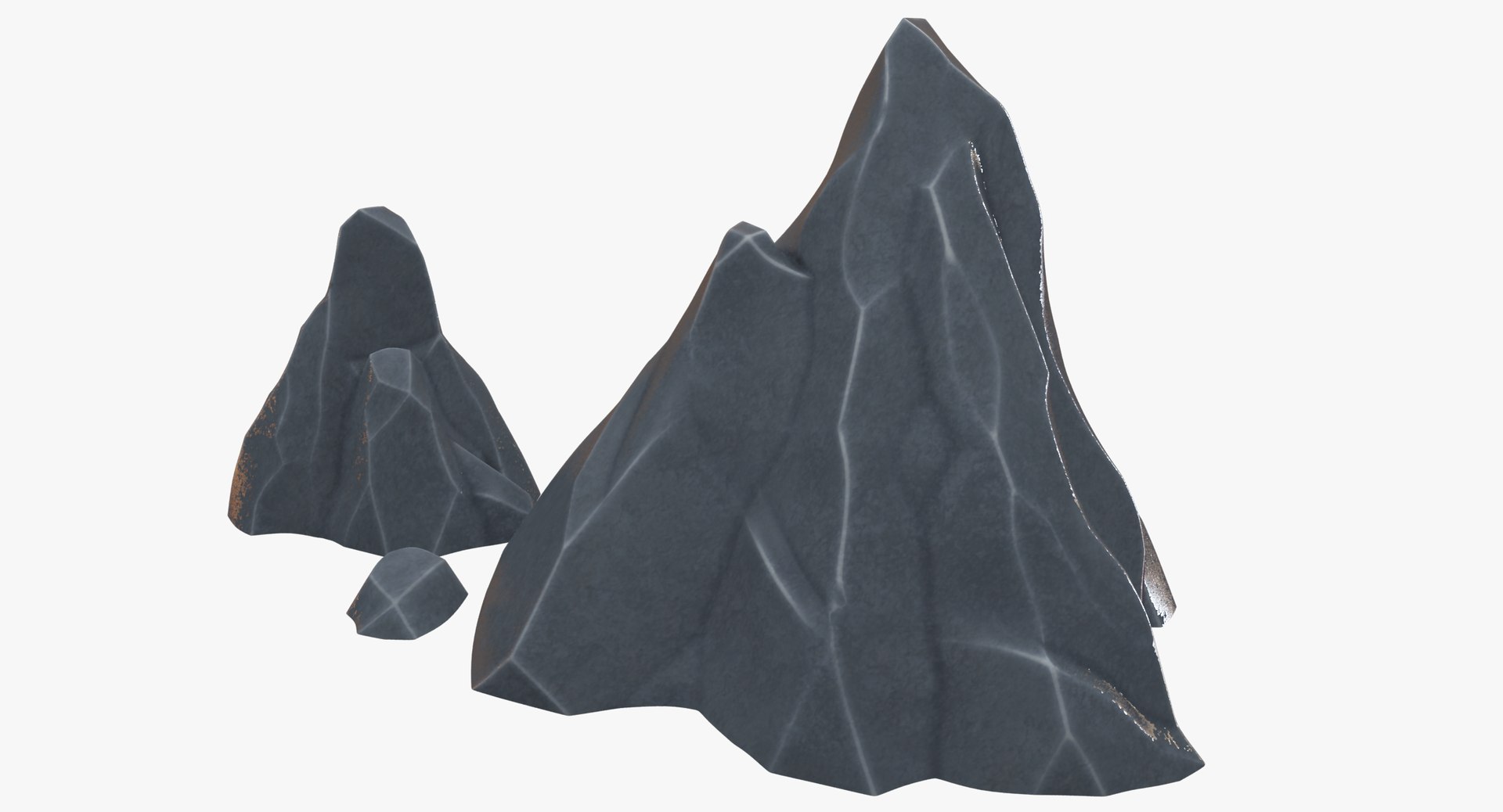 3D model rock polygons - TurboSquid 1375606