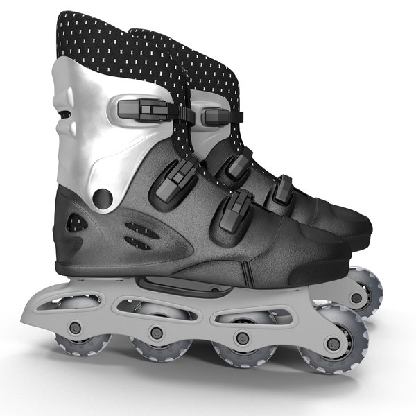rollerblades modeled 3ds