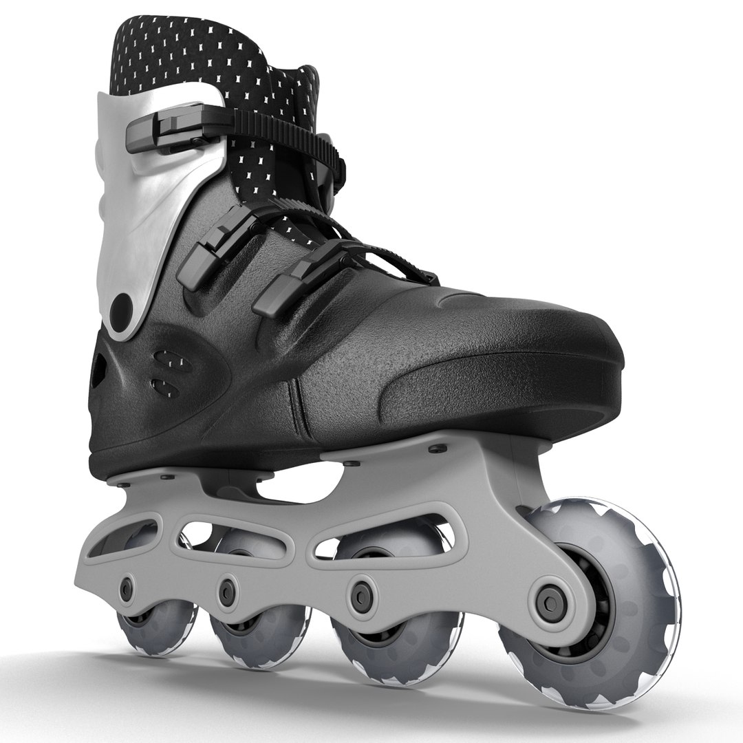 Rollerblades Modeled 3ds