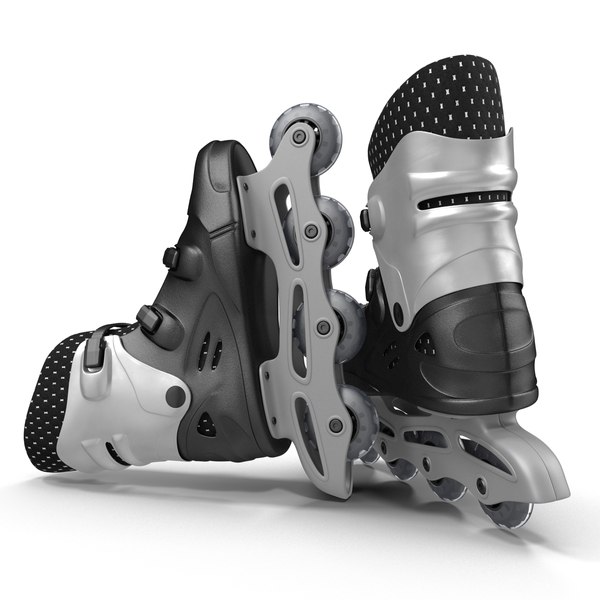 rollerblades modeled 3ds