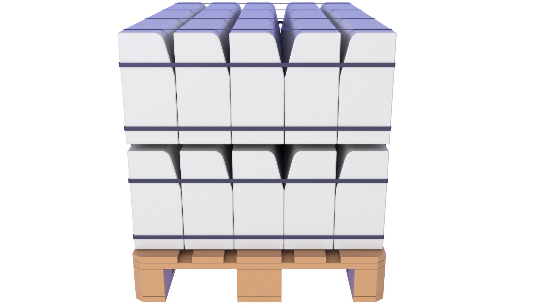 3D Pallet With Road Curbs 11 - TurboSquid 2003183