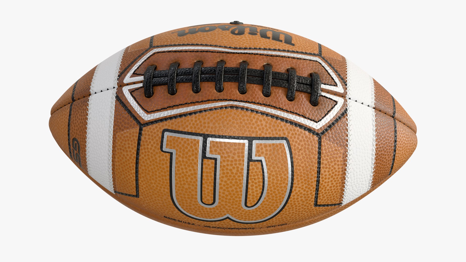 3D Realistic Wilson GST American Football Ball - TurboSquid 2330012