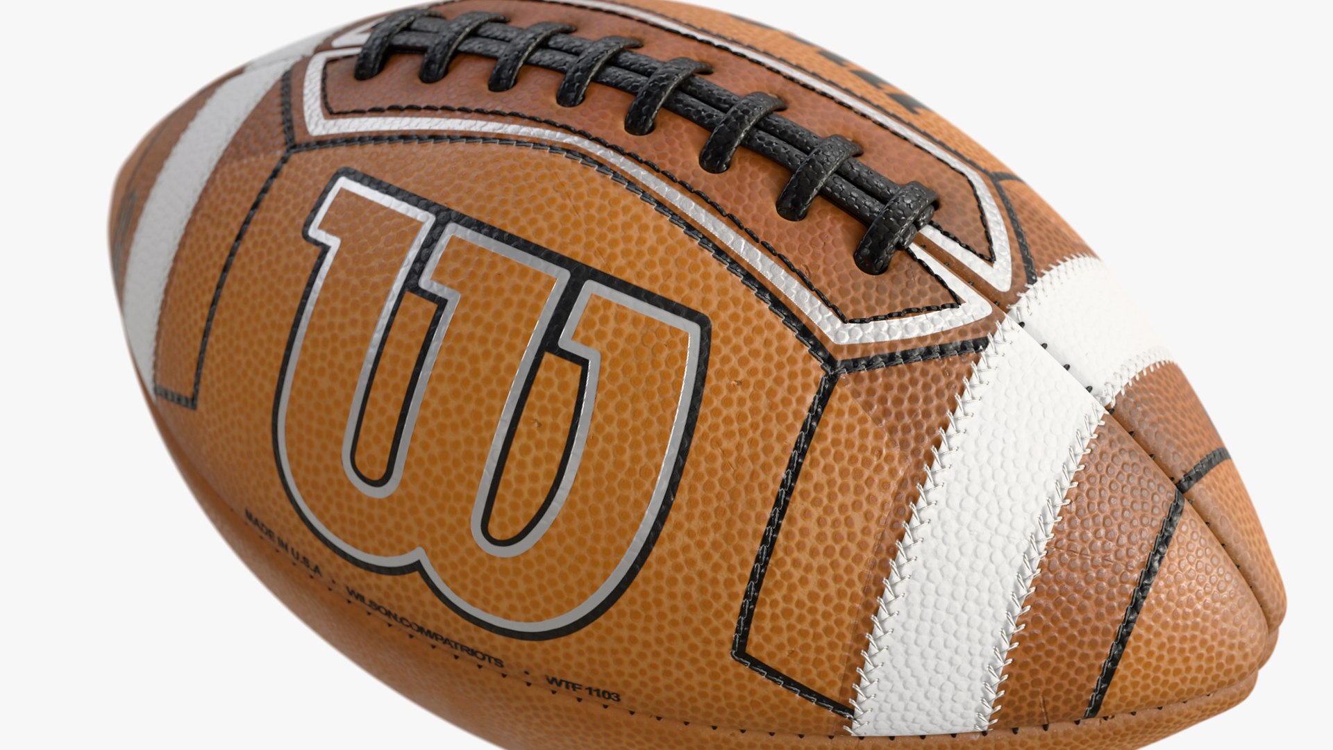 3D Realistic Wilson GST American Football Ball - TurboSquid 2330012