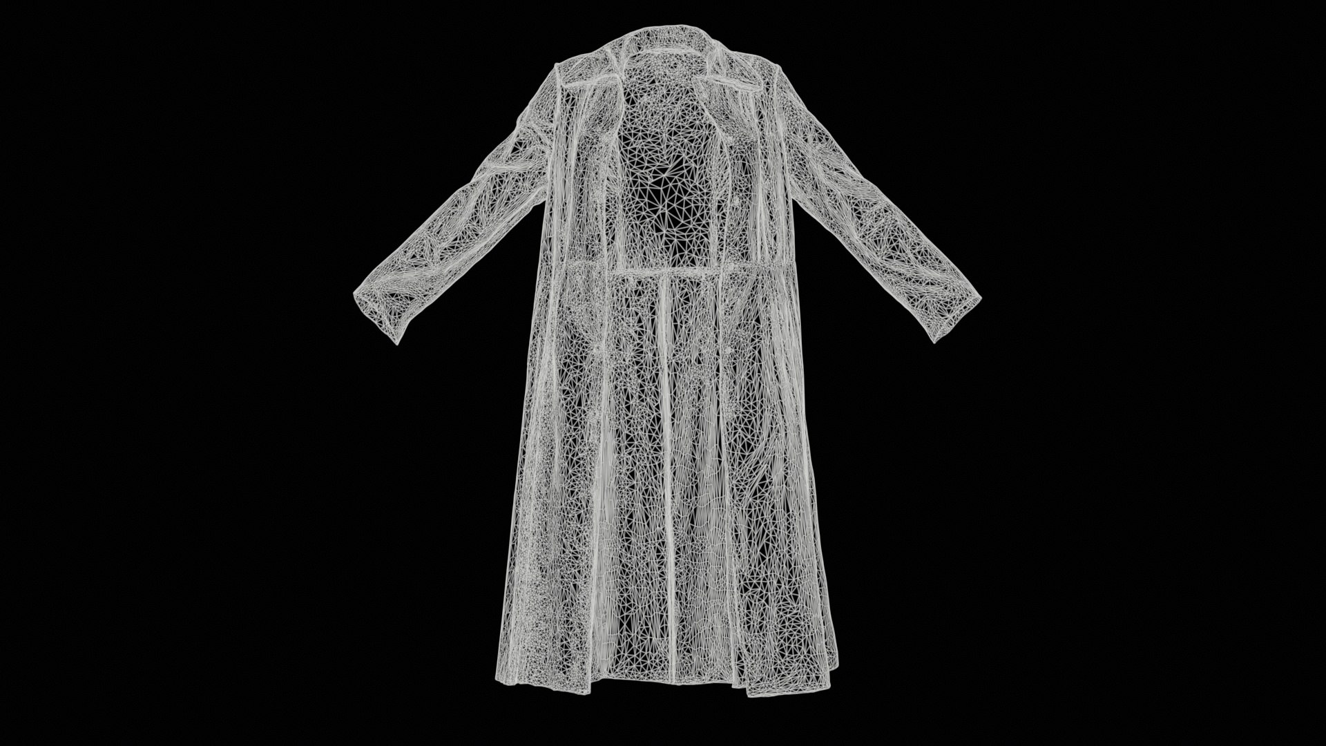 Yellow Transparant Vinyl Raincoat Open Remastered Model - TurboSquid ...