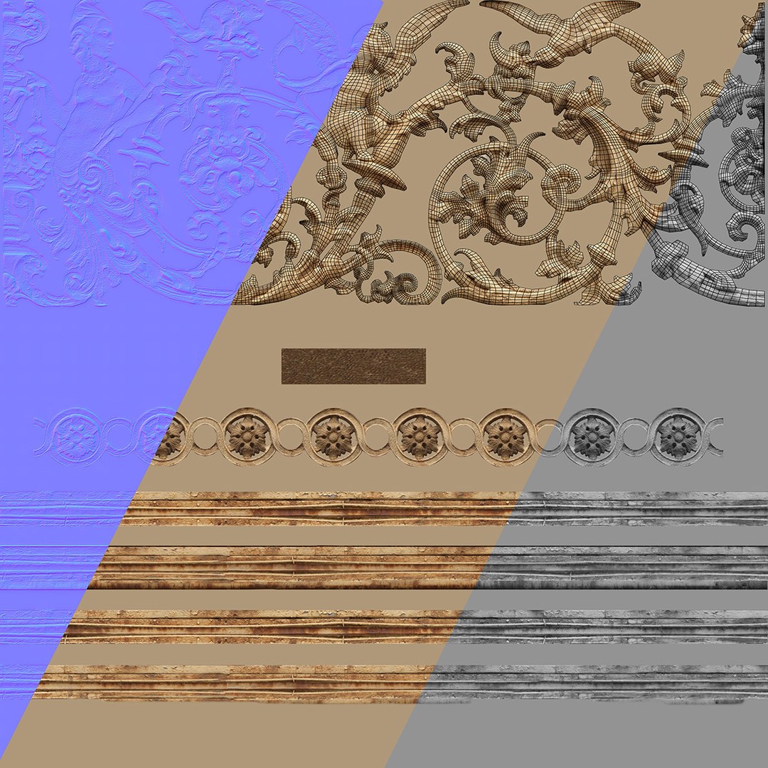 3d Rokoko Vase Model