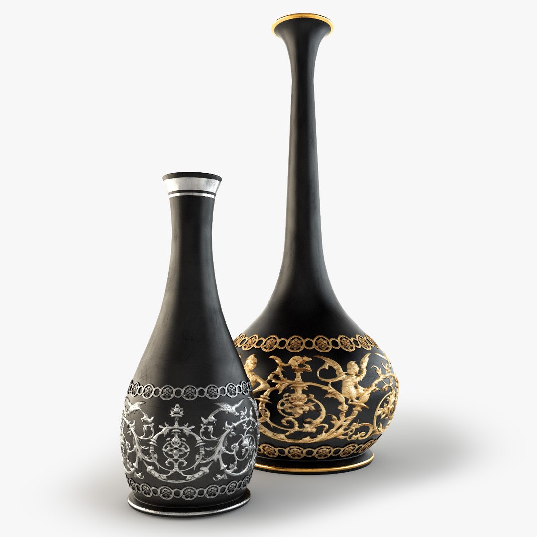 3d Rokoko Vase Model