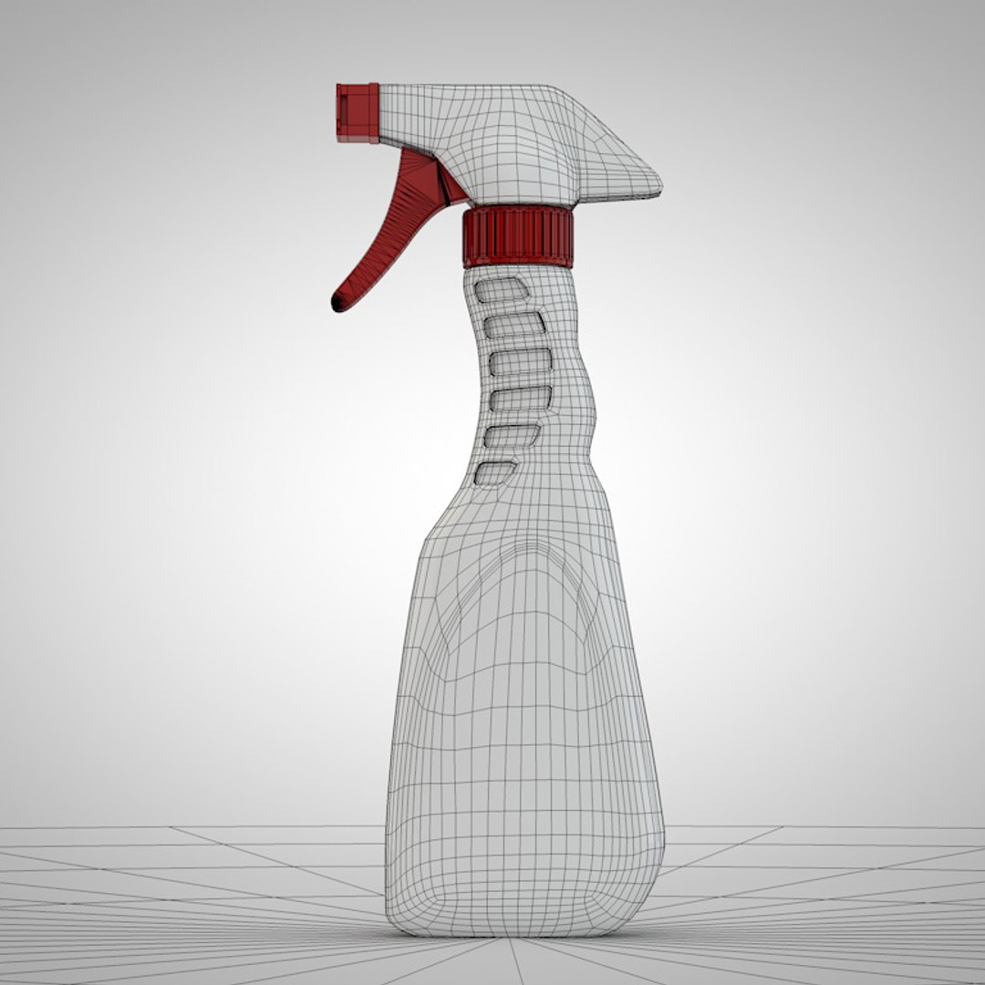 Spray Bottle 3d 3ds