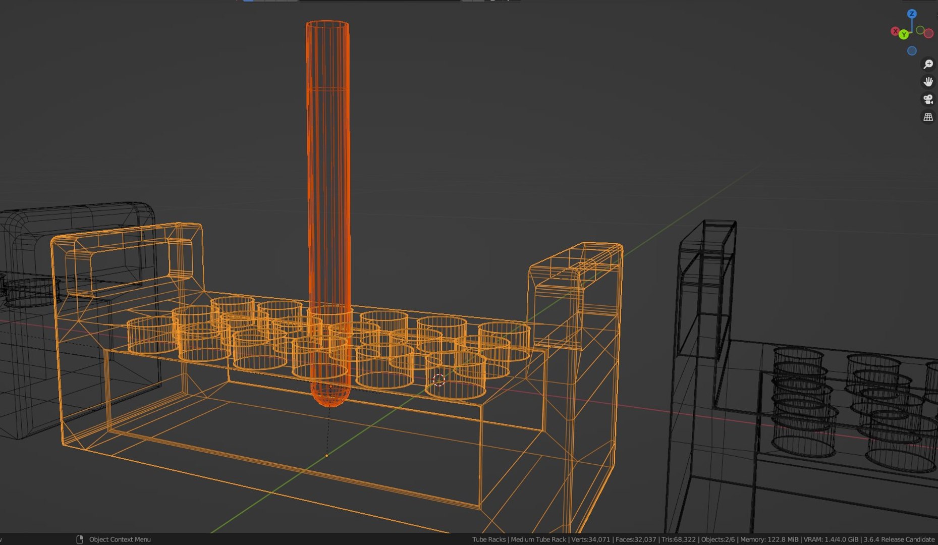 3D Test Tubes and Racks - TurboSquid 2137976