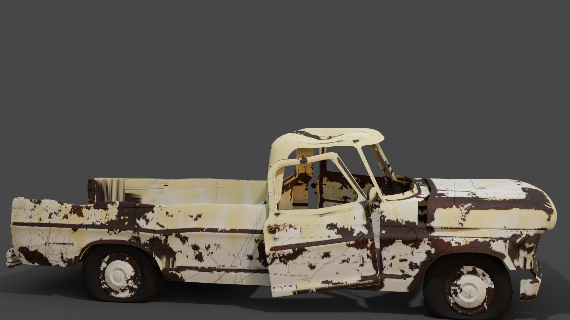 Rusted Car 3D Model - TurboSquid 1966879
