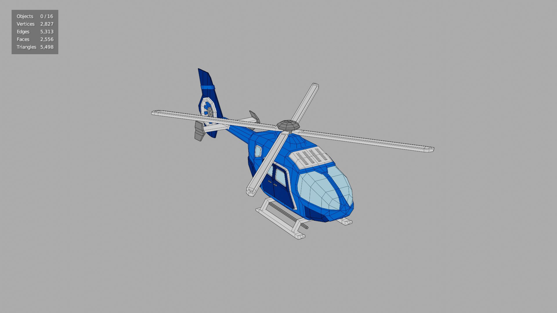 Low Poly Helicopter 3D Model - TurboSquid 1915816